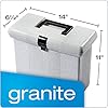 Amazon.com : Pendaflex Portable File Box with File Rails, Hinged Lid ...