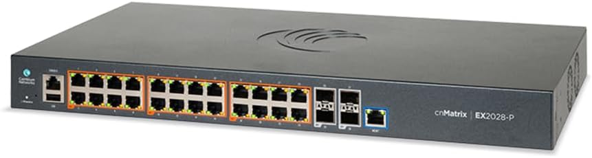 Amazon.com: Cambium Networks cnMatrix EX2028-P Switch - 128 Gbps ...