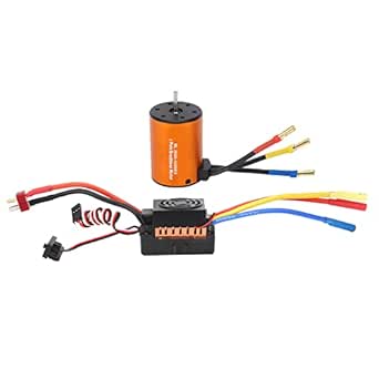Amazon.com: RC Motor ESC Combo, 3650 4300KV Brushless Motor 60A ESC ...