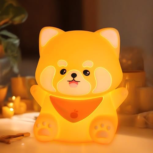 Rytinazzz Cute Waving Panda Night Light,Panda gifts,Food Grade Silicone ...