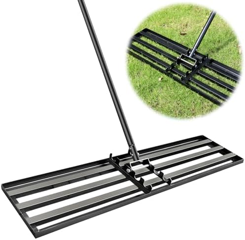 Amazon.com : Dremmt Lawn Leveling Rake 30x10 inch, (Professional-Grade ...