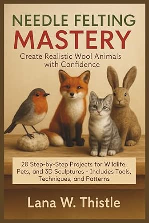 Needle Felting Mastery: Create Realistic Wool Animals with Confidence ...