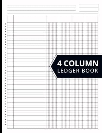 Amazon.com: 4 Column Ledger Book: Accounting Ledger, Income and Expense ...
