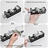WhiteRhino Fractal Vice - Self-Adjusting Mini Table Vice with 6 ...