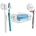 iDesign Power Lock Suction, Toothbrush Holder for Bathroom Mirror ...