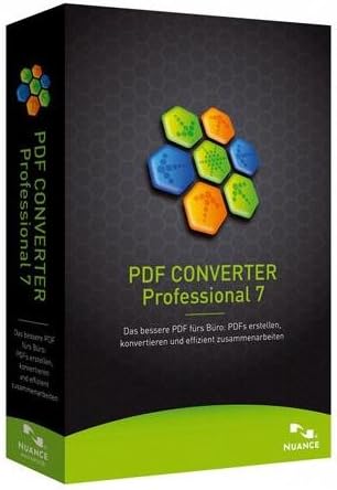Amazon.com: Nuance PDF Converter Professional 7.0 Student Software for ...