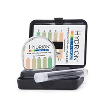 Micro Essential Lab QL-110 Hydrion Lo Ion Quat Test Kits, 0-100 ppm ...