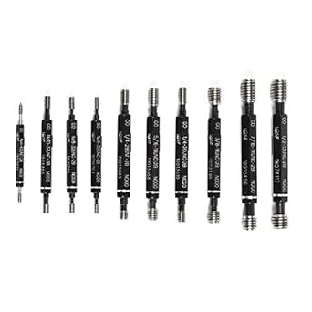 10PCS Thread Plug Gauge Double End, High Precision Thread Gauge ...