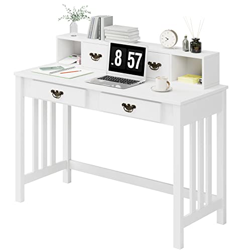 Top 10 Writing Desk With Drawers of 2022 - Katynel