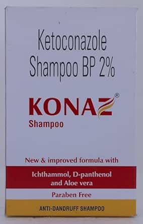 Konaz 2% - Bottle of 60ml Shampoo with Ketoconazole : Amazon.in: Health ...