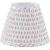 Uno Lamp Shade,Drum Pleated Lamp Shades 5" Top x 9" Bottom x 7" Slant ...