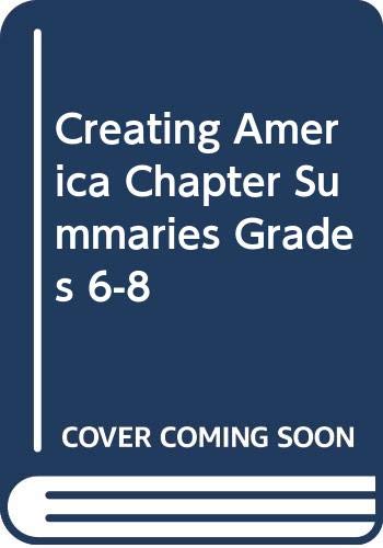 Amazon.com: Creating America Chapter Summaries Grades 6-8: ...