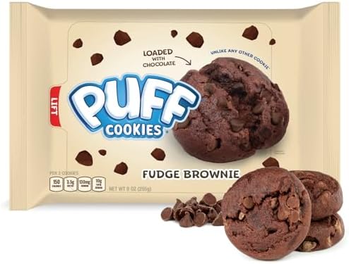 Amazon.com: Puff Chocolate Chip Cookies, Ready-To-Eat Soft Baked ...
