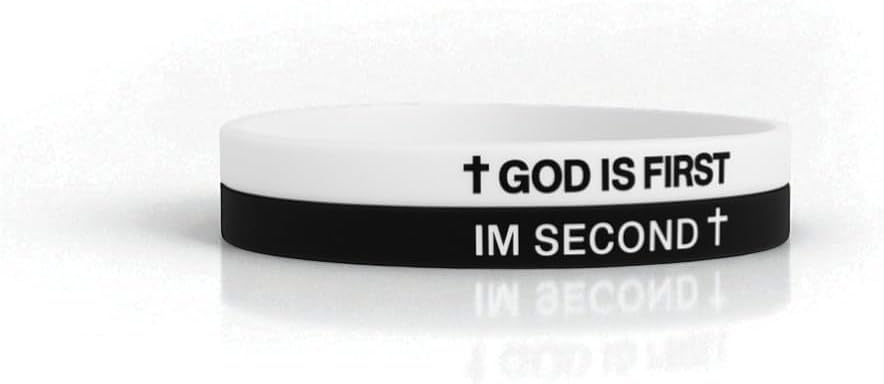 Amazon.com: GOD IS FIRST BRACELET, GOD IS FIRST IM SECOND Bracelets ...