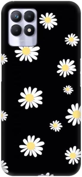 Coberta Printed Polycarbonate Back Cover For Realme 8I Case - Flowers ...