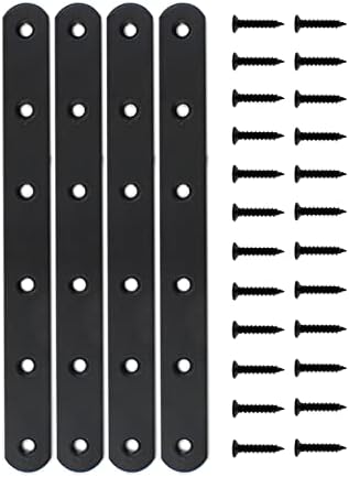 Amazon.com: eoere 6 PCS 16" Black Mending Plate Straps Straight Repair ...