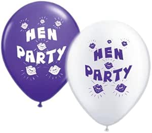 Amazon.com: RGT Hen Night Purple & White Balloon Pack (XBP502) by GTR ...