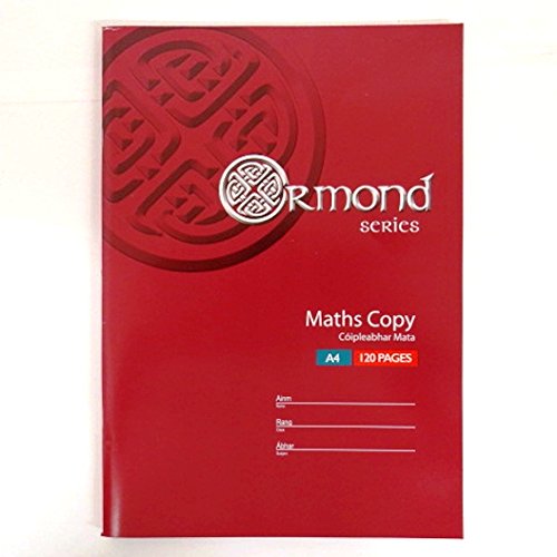 A4 Maths 7mm Square Lined Exercise Notebook, 120 Pages, by Ormond ...