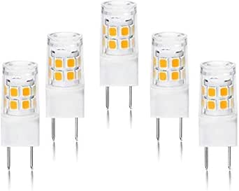 G8 GY8.6 Bi-pin Base LED, Warm White 3000K T4 G8 Base Bi-pin Xenon JCD ...