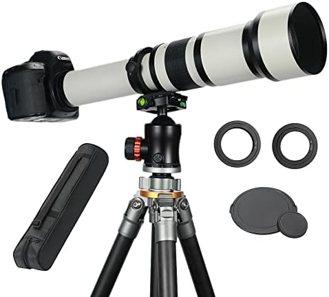 Amazon.com : High-Power 420-1600mm f/8.3 HD Manual Telephoto Zoom Lens ...
