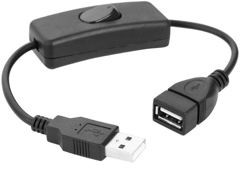 HmbG USB Schalter AN/AUS – USB 3.0 & 2.0 Stromschalter mit LED – USB ...