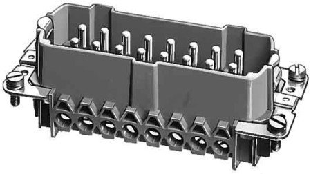 CONECTOR MACHO 16 POLOS 16A. Incluye 10 piezas : Amazon.es: Industria ...