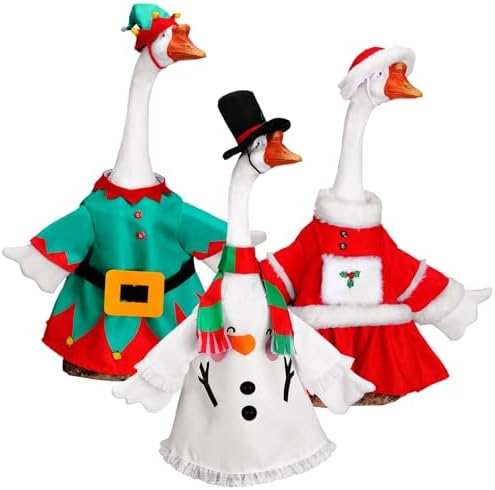 Amazon.com : Frienda 2 Set Christmas Goose Clothes Outfits for 23" High ...