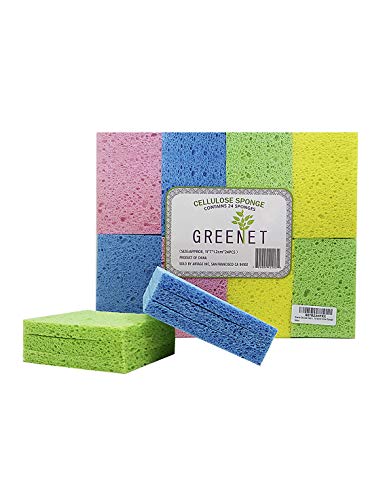 Amazon.com: Sponges Kitchen Bulk, Dish Sponge, Bathroom Sponges, 24 ...
