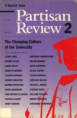 PARTISAN REVIEW 2 1991 (Volume 58, Number 2):Kurzweil;Milosz;Ozick ...