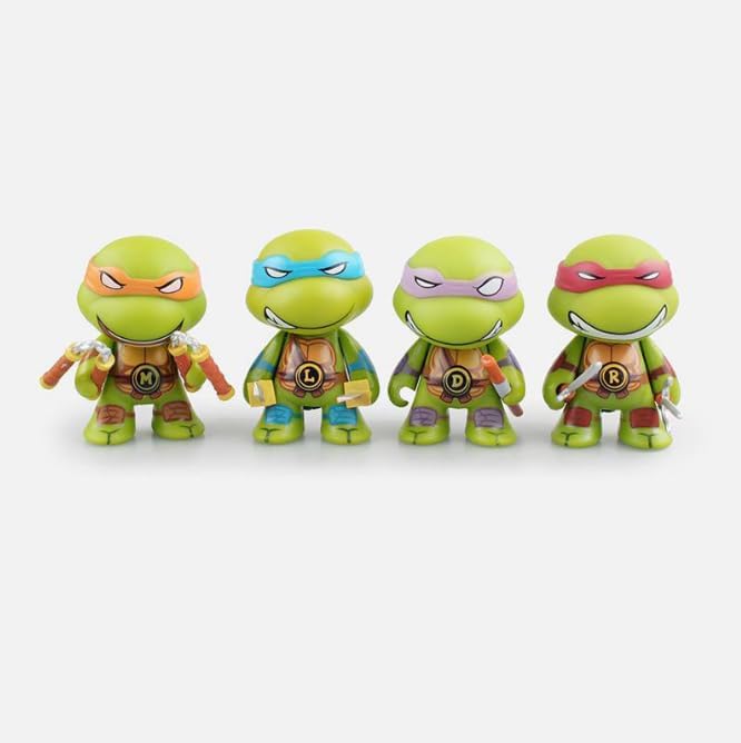 AU63 Q BANWUGUI 4 Pcs Mini Ninja Turtle Figure Bundle Toys Movie ...