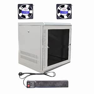 Panther 6U Loaded WiFi CCTV DVR Rack/NVR/Server/Network Rack with 3 ...