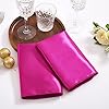 Amazon.com: Aormenzy 60 Pack Hot Pink Satin Napkins 17 x 17 Silky ...