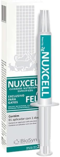 Suplemento Nuxcell Fel Seringa para Gatos 2g | Amazon.com.br