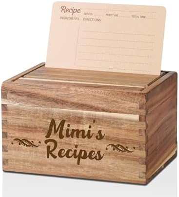 Amazon.com: InnoBeta Sunflower Gifts Recipe Box, Recipe Card Holder Box ...