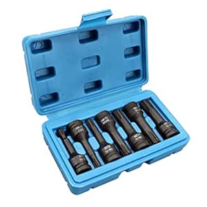 7pcs Hex Bit Socket Set 3/8inch Drive Extra Long Star Bit Socket Set ...