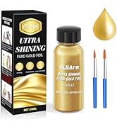 Amazon.com: Liquid Gold Leaf Paint, Alcohol-Based Metallic Gold Paint ...