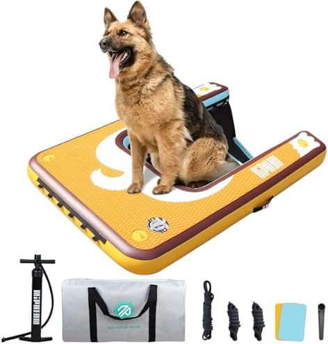 Amazon.com : Niphean Dog Pool Ramp, Non-Slip Floating Dog Boat Ramp Up ...
