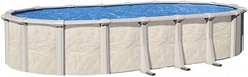 Amazon.com : Wilbar Pools 'Forever' 15 ft x 30 ft Oval Above Ground ...