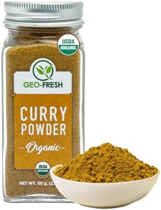 Amazon.com : Geo-Fresh Organic Curry Powder – 1.76 oz (50g) – Organic ...