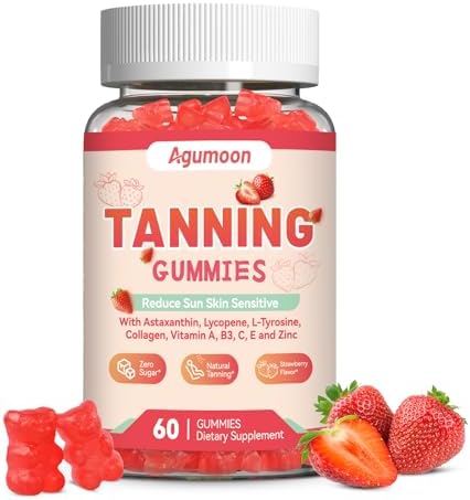 Amazon.com : Agumoon Tanning Gummies for Women and Men, Self Tan ...