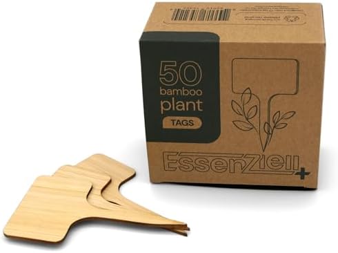 Amazon.com: Bamboo Plant Labels, Eco-Friendly Garden Tags | Short T ...