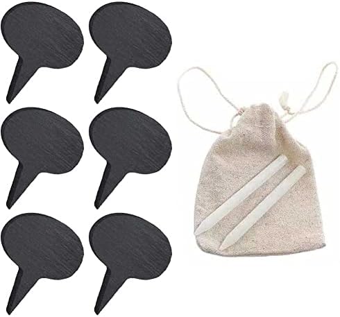 Amazon.com: 6 Pcs Cheese Markers Set Black Slate Cheese Labels Cheese ...