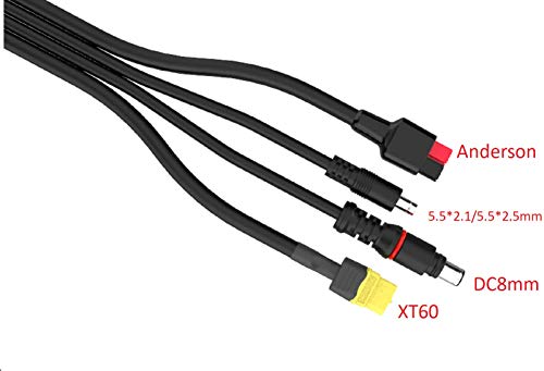 Snapklik.com : Solar Connector To 4X Connector Adapter DC8mm Anderson ...