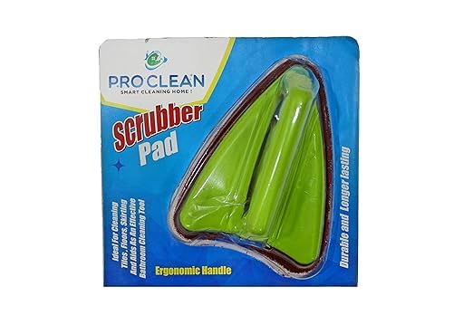 Pro Clean Scrubber Pad with Ergonomic Handle Multiple Use : Amazon.in ...