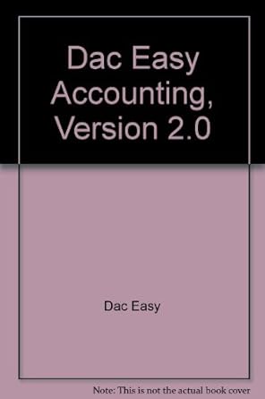 Dac Easy Accounting, Version 2.0: Dac Easy: Books - Amazon.ca