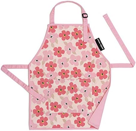 Amazon.com: Cupcake Kids Apron, Pink Baking Bib Apron for 2-6 Years ...
