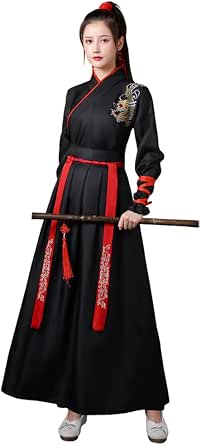 Amazon.com: Angcoco Unisex Ancient Chinese Traditional Hanfu Tang ...
