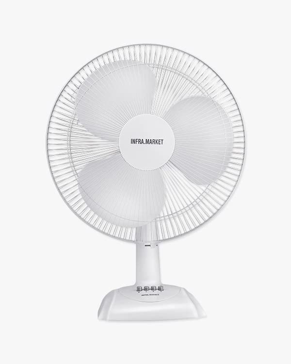 Buy Infra Market Table Fan Breeze High Speed 400mm table fan (white ...