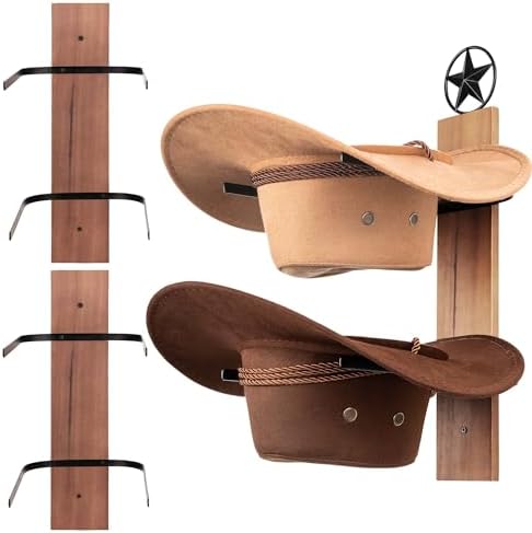 Amazon.com: CANWUPON Cowboy Hat Rack Holder for Wall - Wild Western ...