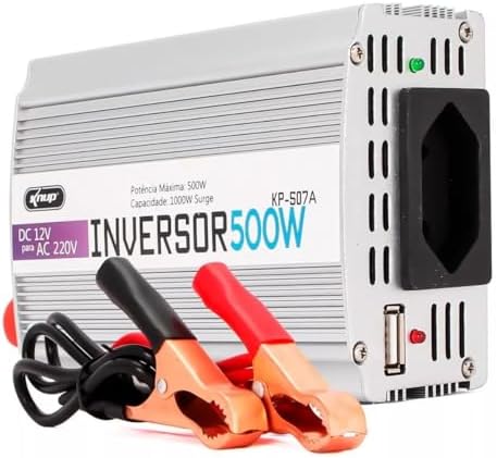Inversor Conversor De Energia Transformador 500w 12v Para 220v USB | Amazon.com.br